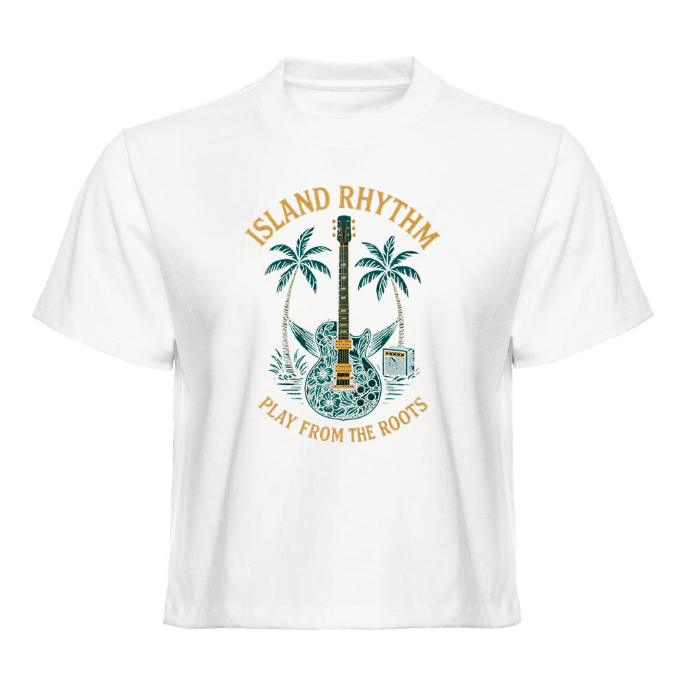 Island Rhythm Play From The Roots Boxy T-Shirt (Women) – Joe Bonamassa Official Store