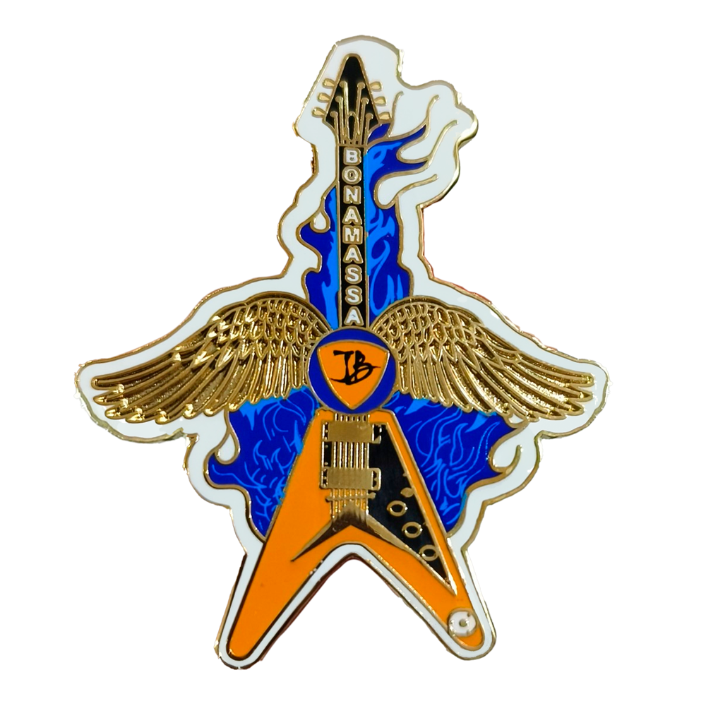 Fiery Flying V Pin Joe Bonamassa Official Store