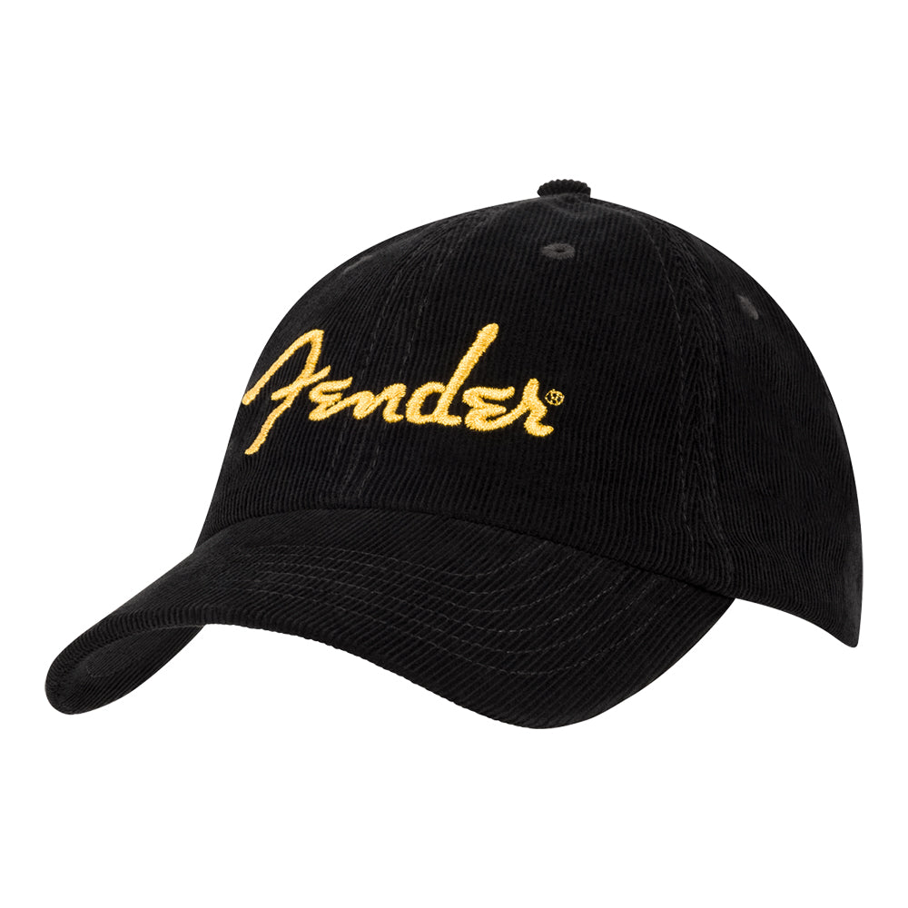 Fender® Gold Spaghetti Logo Corduroy Baseball Hat – Joe Bonamassa ...