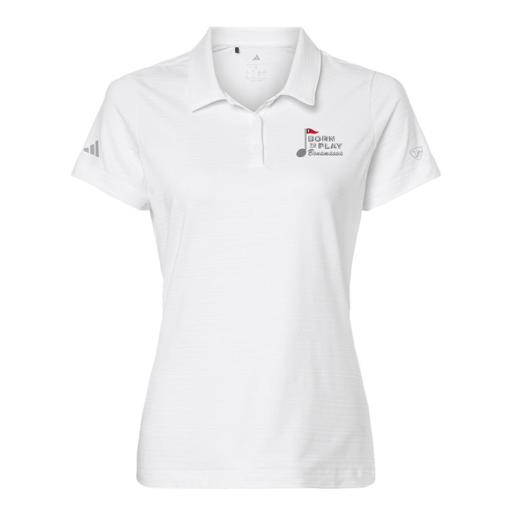 Born 2 Play Bonamassa Adidas Textured Stripe Polo (Women) – Joe ...