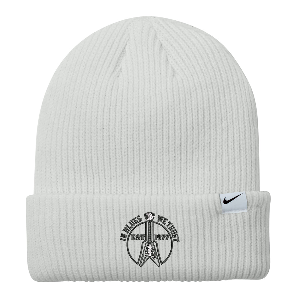 In Blues We Trust Flying V Logo Nike Terra Beanie – Joe Bonamassa ...