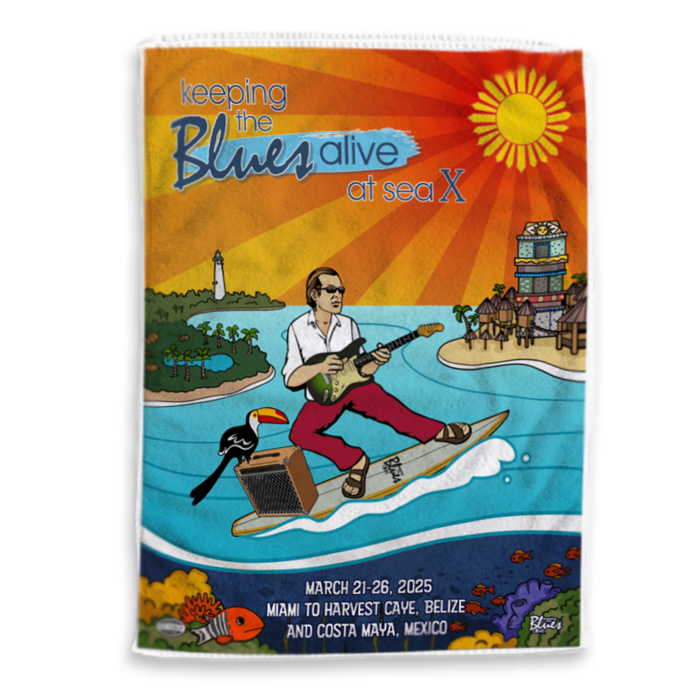 2025 KTBA at Sea X Towel – Joe Bonamassa Official Store