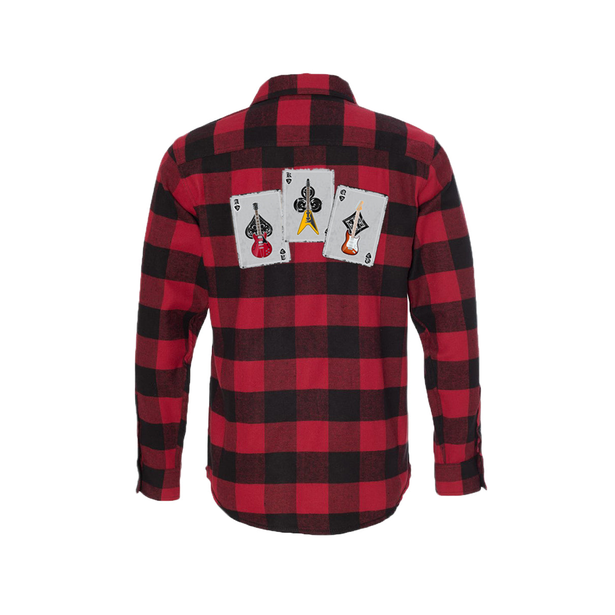 Deck of Blues Flannel Long Sleeve (Men) - Red – Joe Bonamassa Official ...
