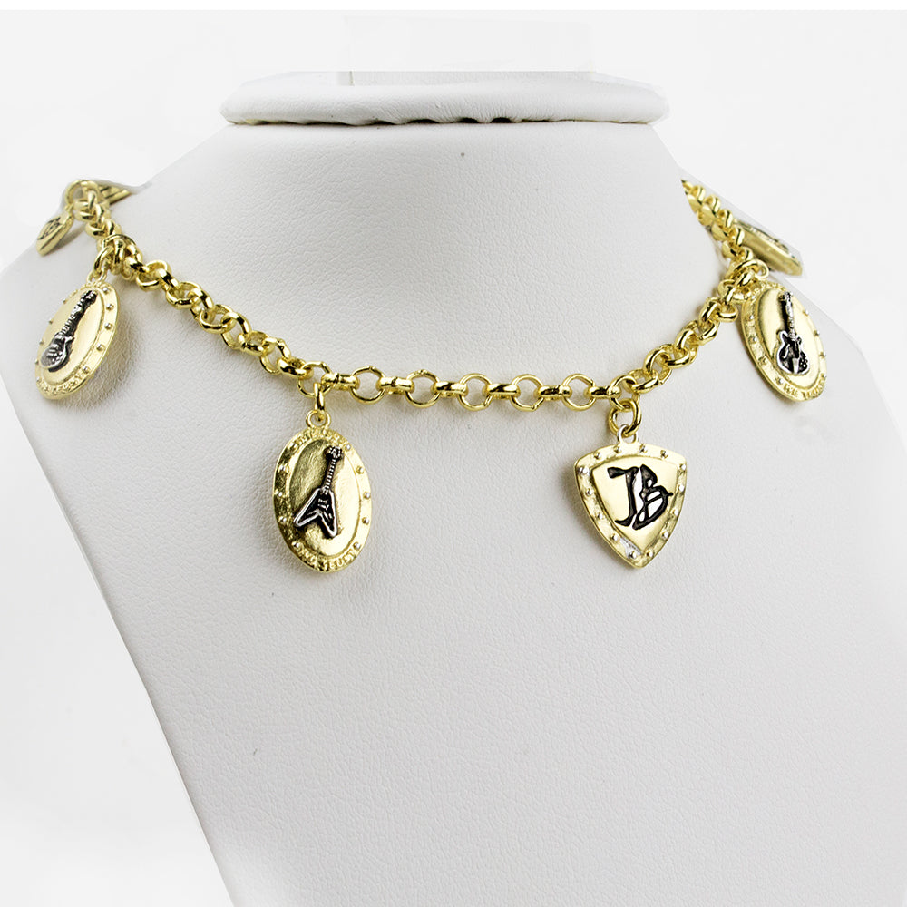 Trifecta 2-Tone Matte Charm Bracelet – Joe Bonamassa Official Store
