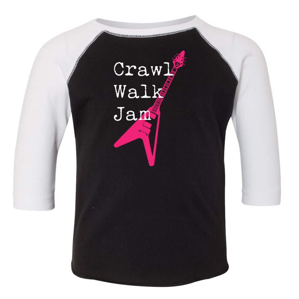 Crawl Walk Jam Baseball 3/4 Sleeve (Toddler) – Joe Bonamassa Official Store