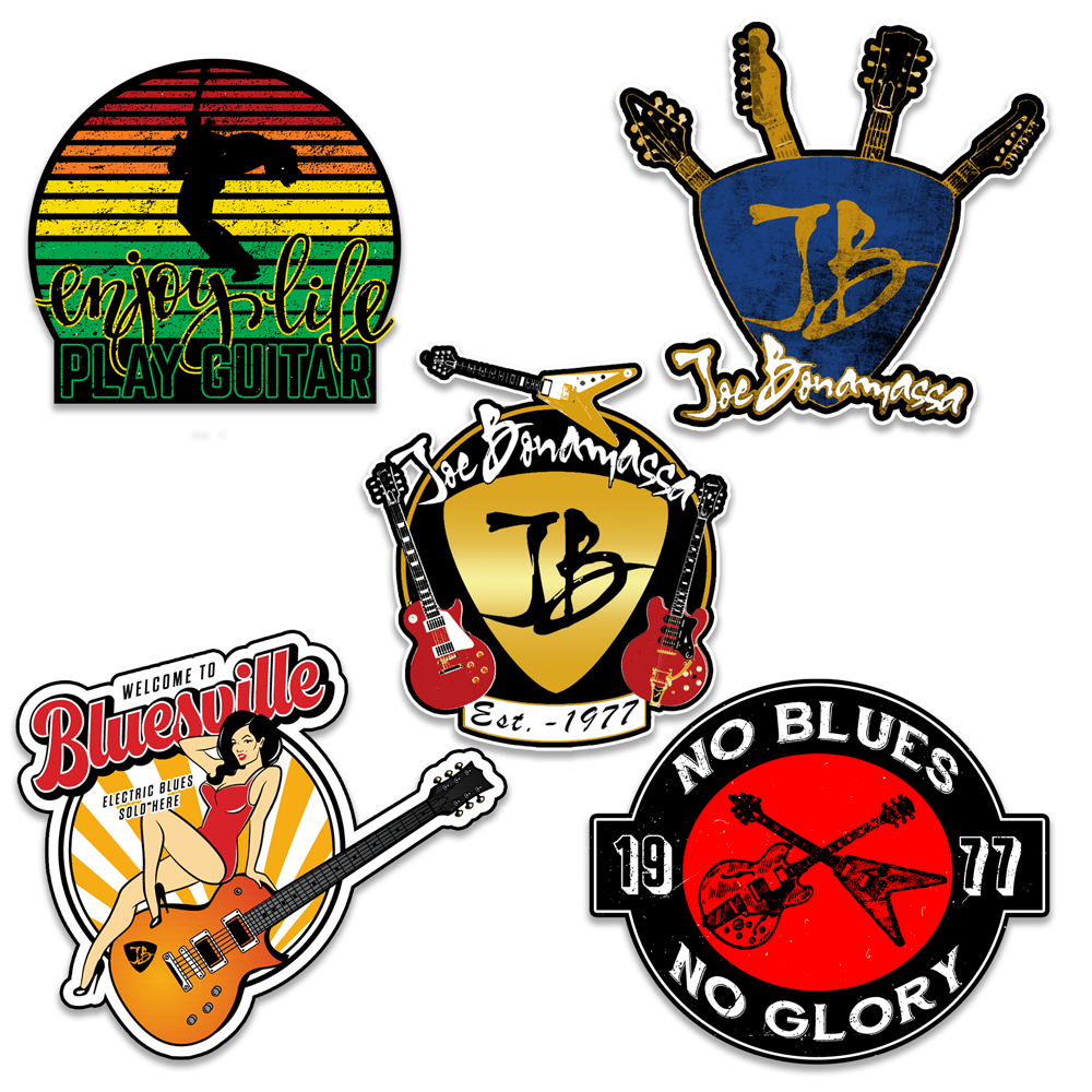 Bona-Decals - 5pc Sheet Set – Joe Bonamassa Official Store