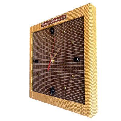 Bona-Fide Fender Inspired Tweed High Powered Twin Amp Replica – Clock ...