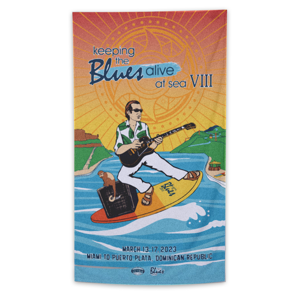 2023 KTBA at Sea VIII Towel – Joe Bonamassa Official Store